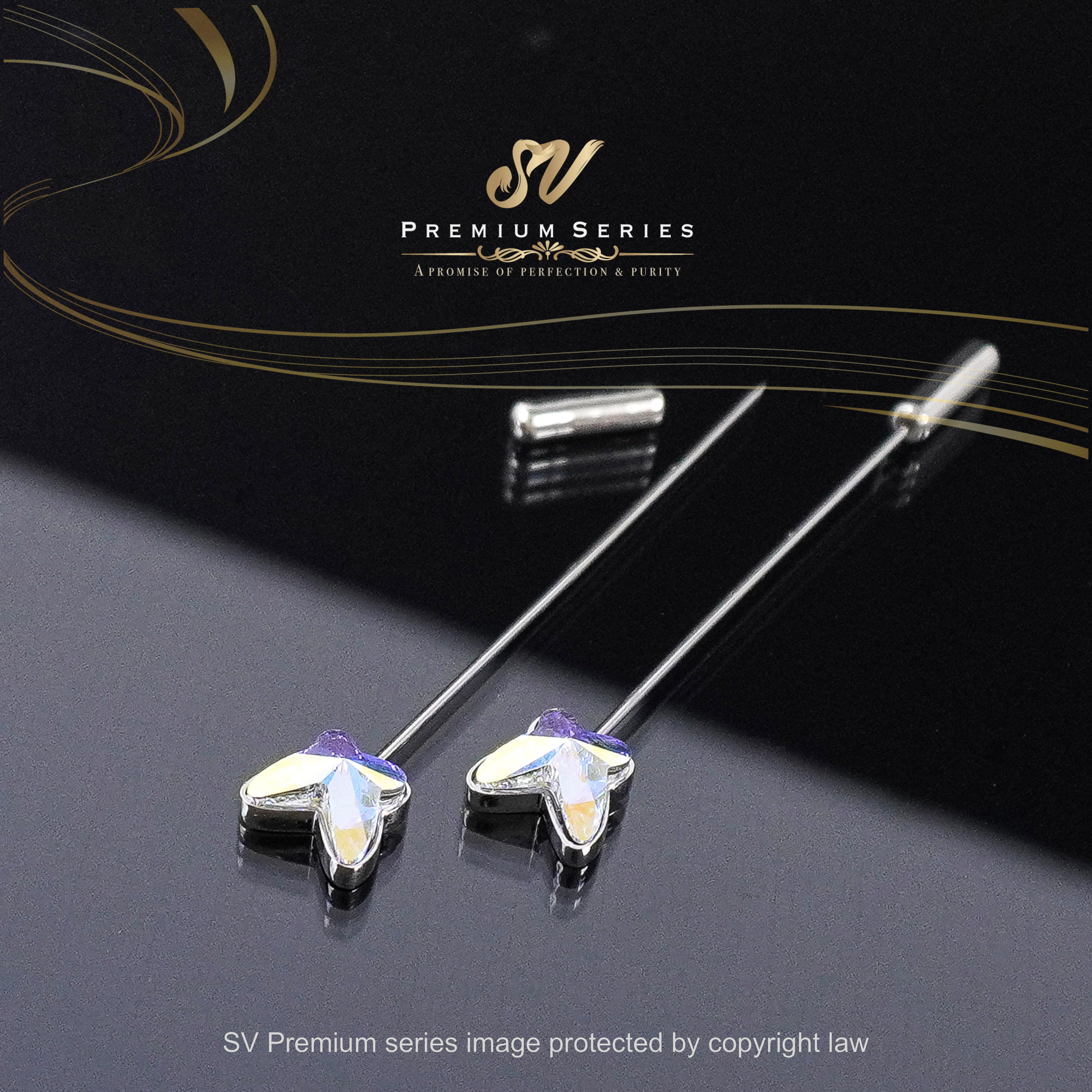 Sv Premium Butterfly Hijab Pin Jarum Peniti Tudung Pin Tudung Stainless ...