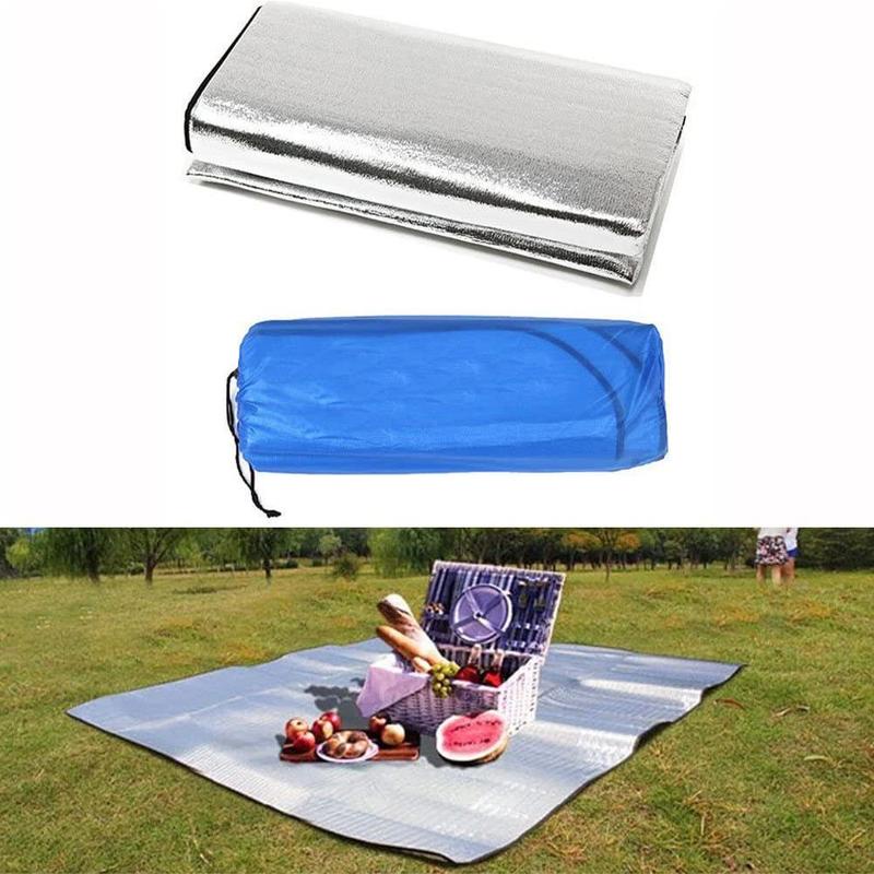 Waterproof Ground Mat Camping Double Sided Aluminium Foil Tikar Outdoor ...