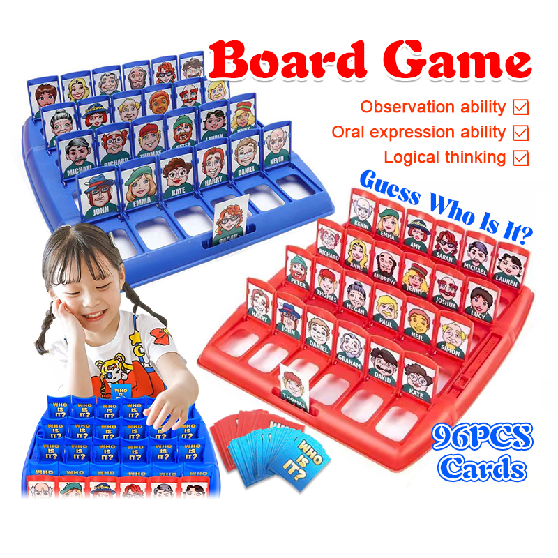 Guess Who Is It ? Board Game Fun Party Family Guessing Games ...