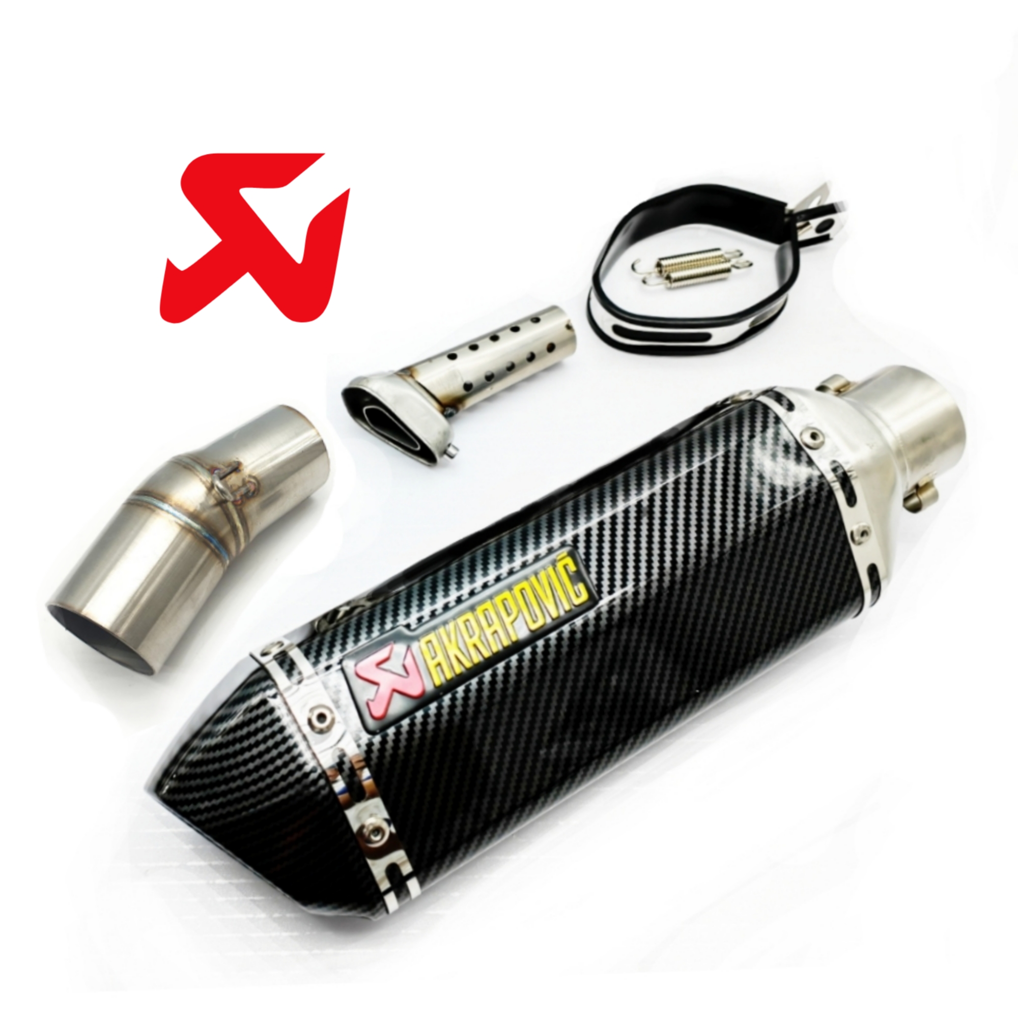 Akrapovic Exhaust Modenas Z250 NINJA250 2018-2024 Slip On Piping ...