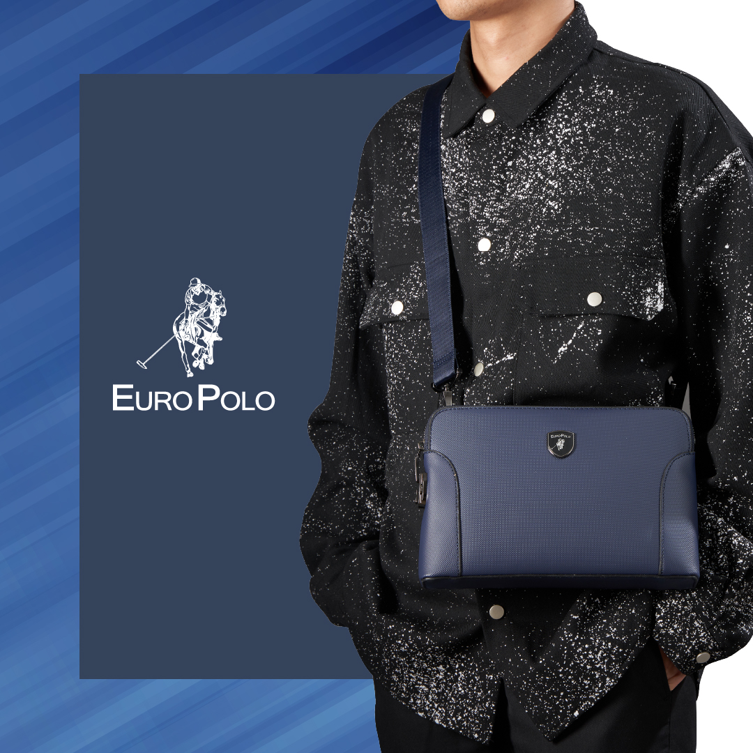 Euro Polo Men's Lockable Zips Sling Clutch Bag EBA 40119 | Shopee Malaysia