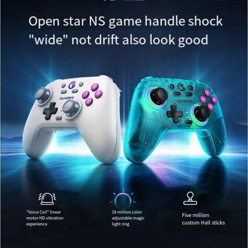 GameSir T4 Nova HD Rumble Wireless Controller for Android Nintendo ...