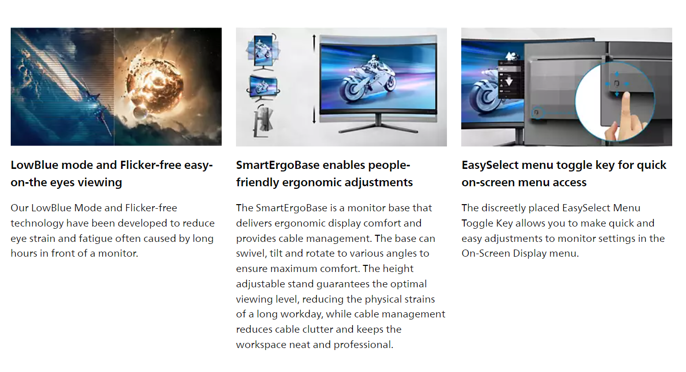 Philips 24M1N3200Z 24" Evnia 3000 FreeSync 165Hz 1ms 23.8 Inch IPS ...