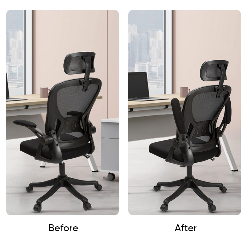 Deli Executive Chair Ergonomic Office Chair Furniture Home Living Mesh ...