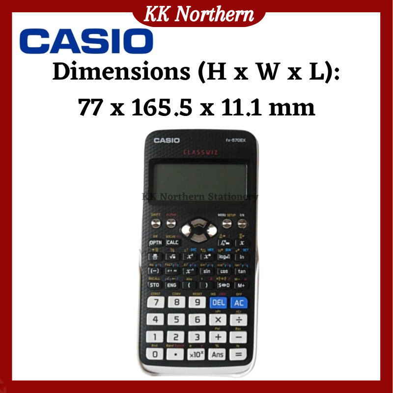 CASIO Classwiz Scientific Calculator FX-570EX Original Black Pink Blue ...