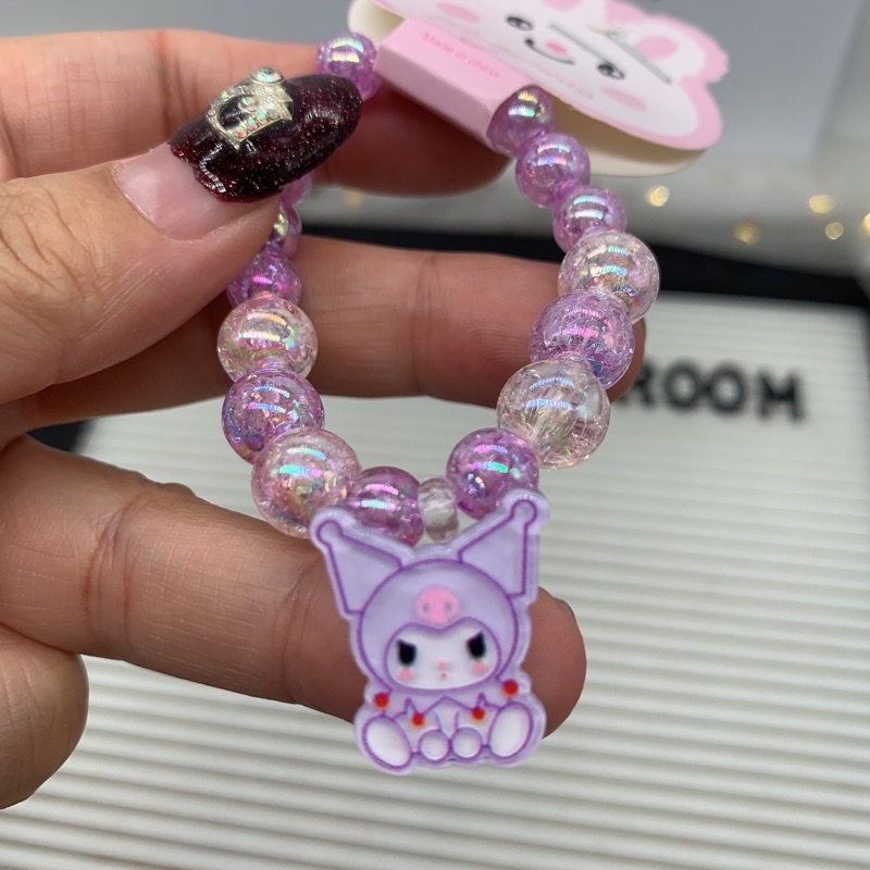 Ready Stok Acrylic Sanrio Kuromi Bracelet酷洛米手链 | Shopee Malaysia
