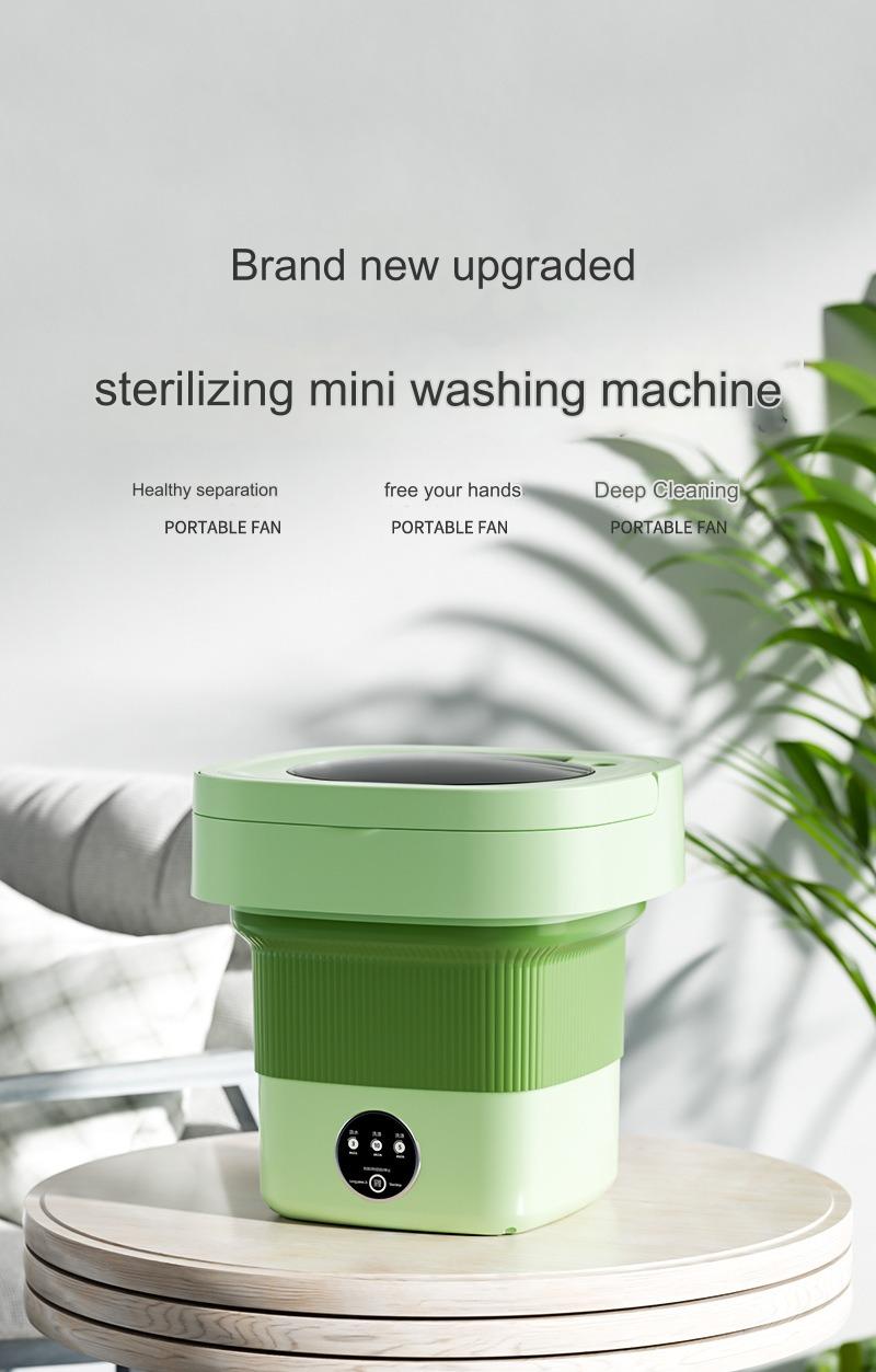 Mini Washing Machine 2 in 1, Semi Auto 8L Washer with Automatic and ...