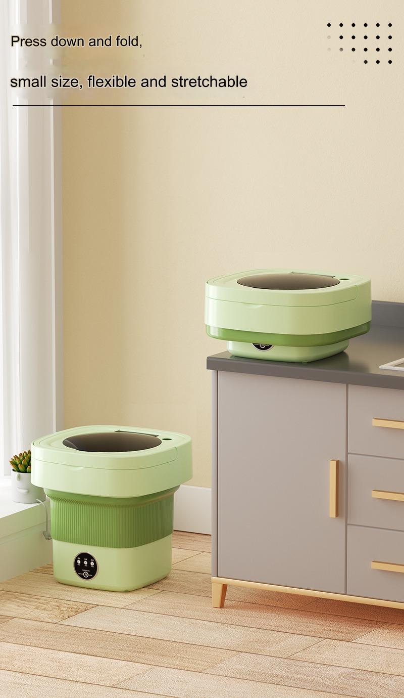 Mini Washing Machine 2 in 1, Semi Auto 8L Washer with Automatic and ...