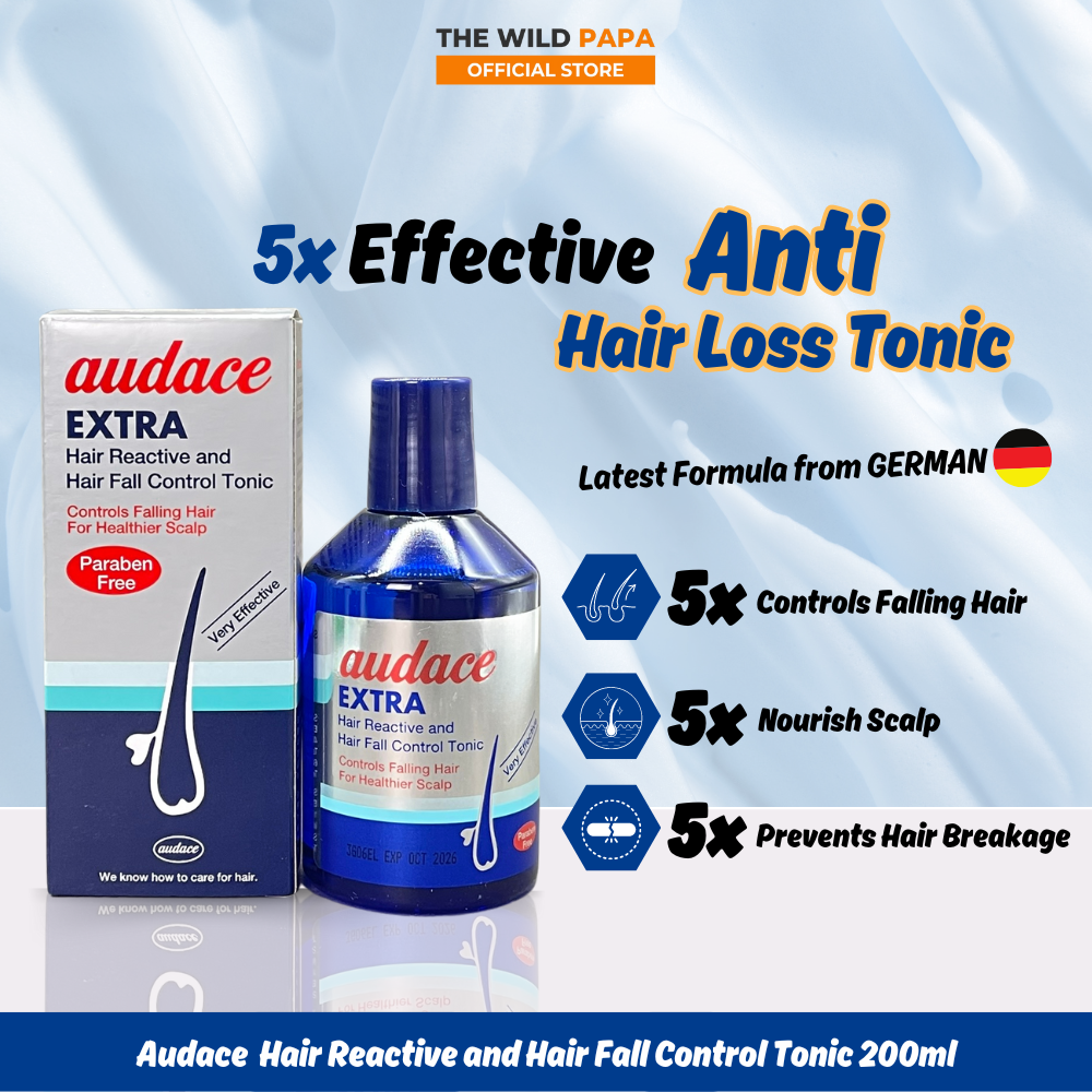 AUDACE Extra Hair Reactive and Hair Fall Control Tonic 200ml Hair ...