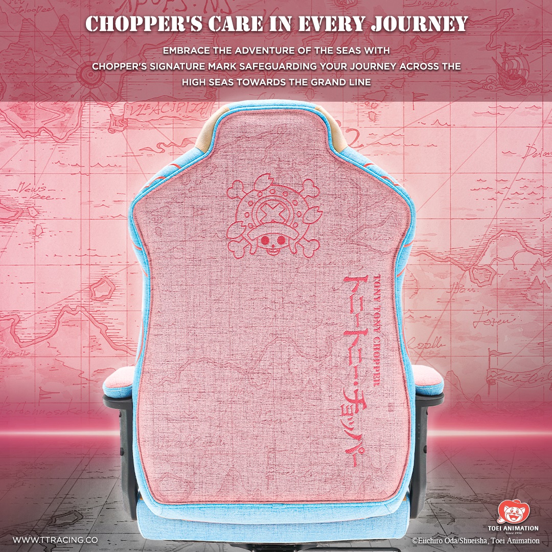 TTRacing DUO V4 One Piece Chopper Edition Air Threads Fabric Gaming ...