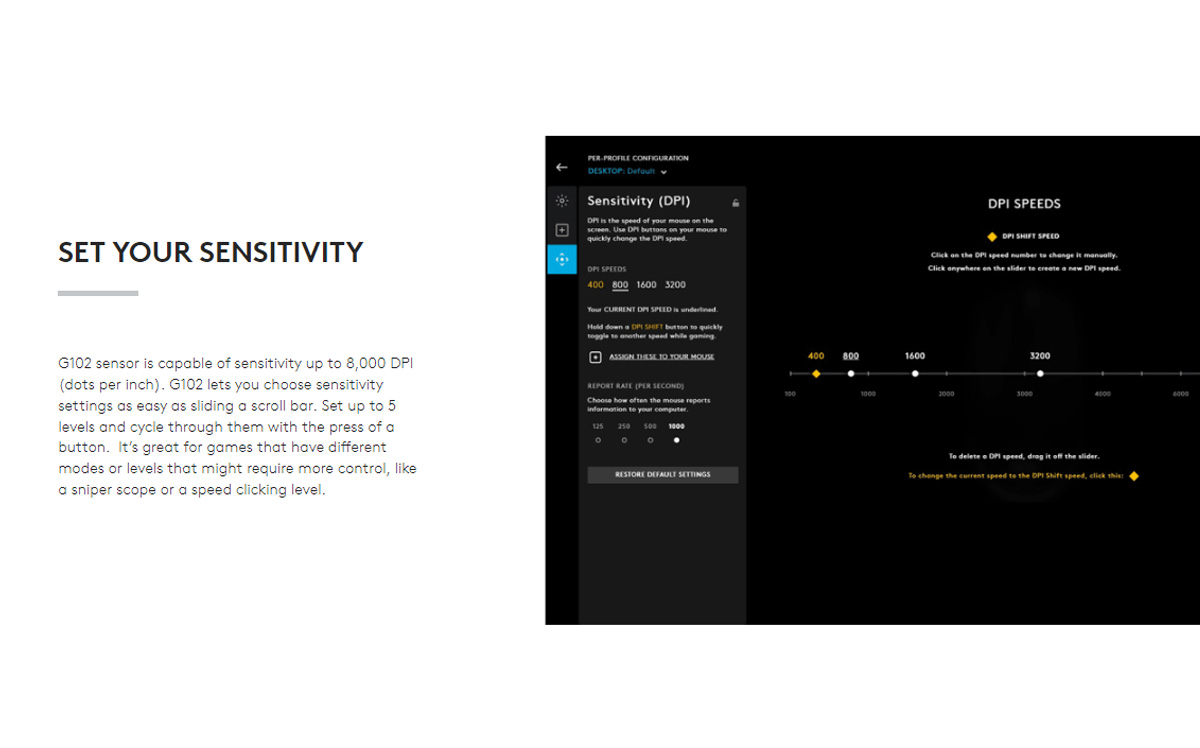 Logitech G102 Light Sync Gaming Wired Mouse | Gaming Grade Sensor | 8k DPI | Light Weight Mouse ...