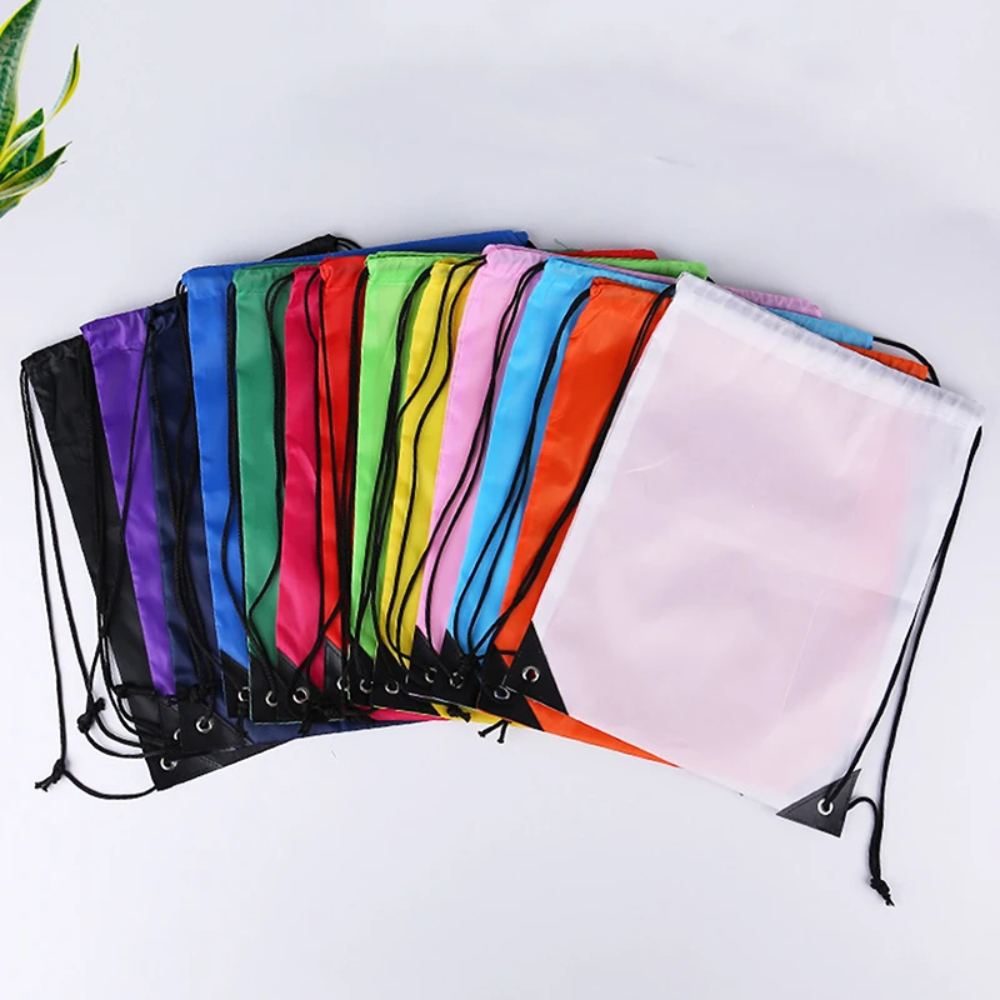 Polyester Drawstring Bag Waterproof Sport Bag Outdoor Storage Bag ...
