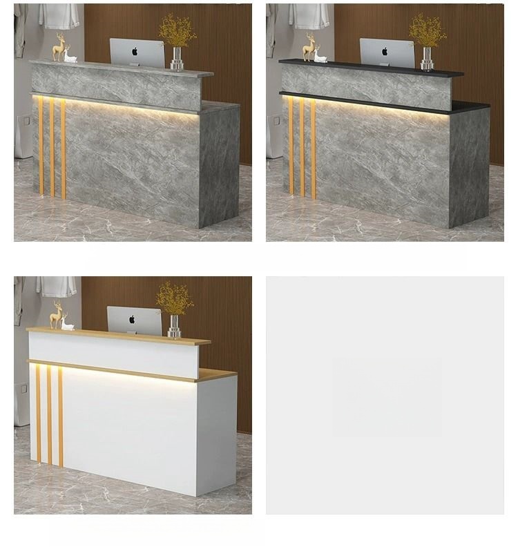 Reception bar cashier solid wood small cashier counter clothing store ...