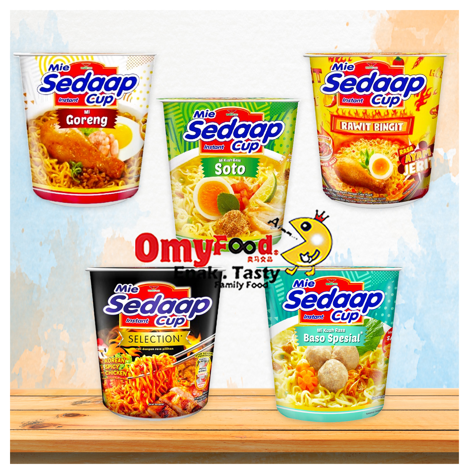85g / 81g Mie Sedaap Instant Cup [Mi Goreng/Mi Kuah Rasa Soto/Korean ...