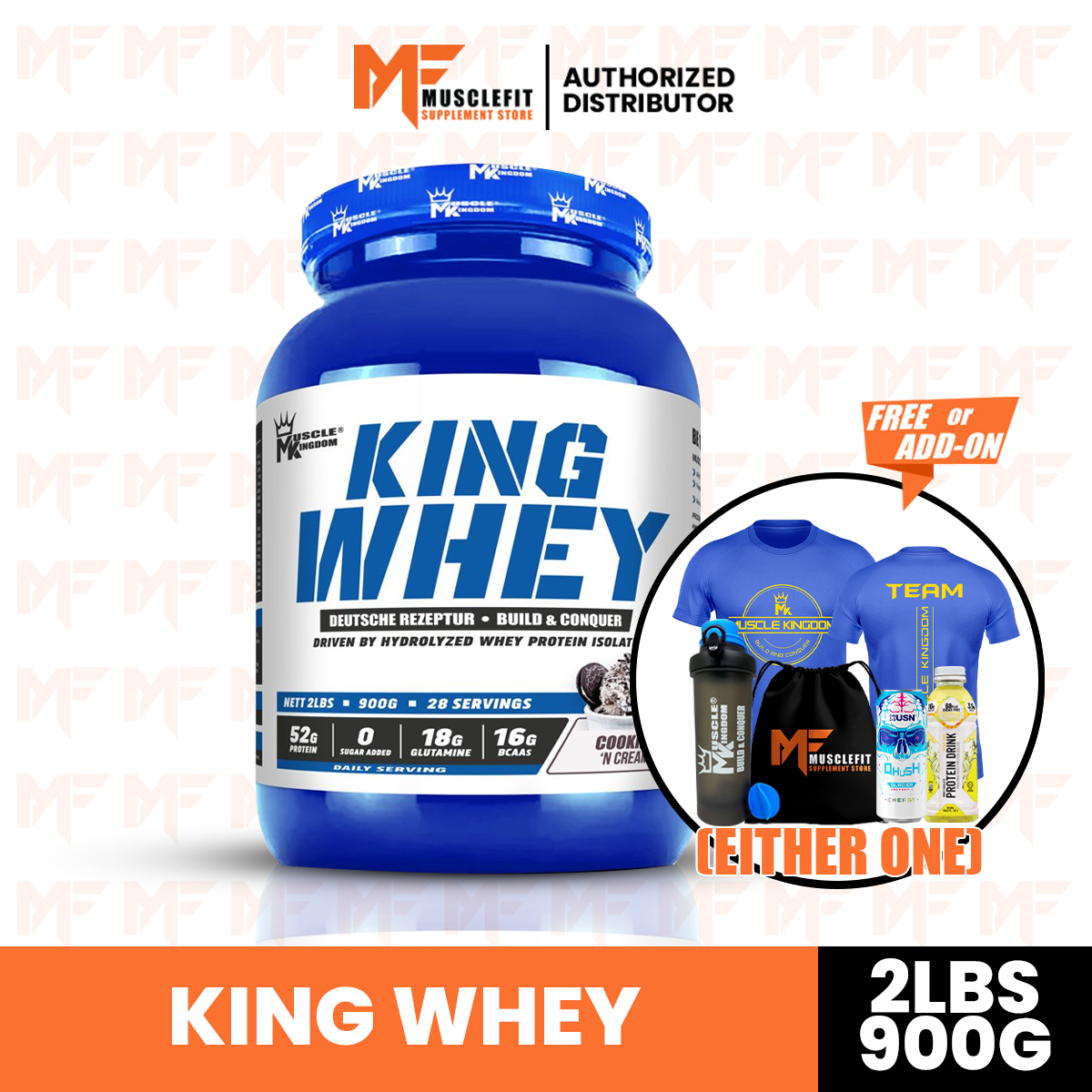 Muscle Kingdom King Whey Protein 2 lbs/900 g | Shopee Malaysia