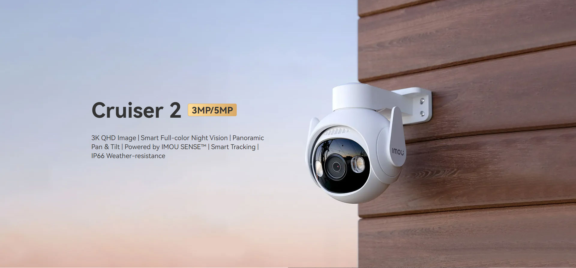 Imou Cruiser 2 5MP / 3MP Security Camera Outdoor, AI Human/Vehicle ...