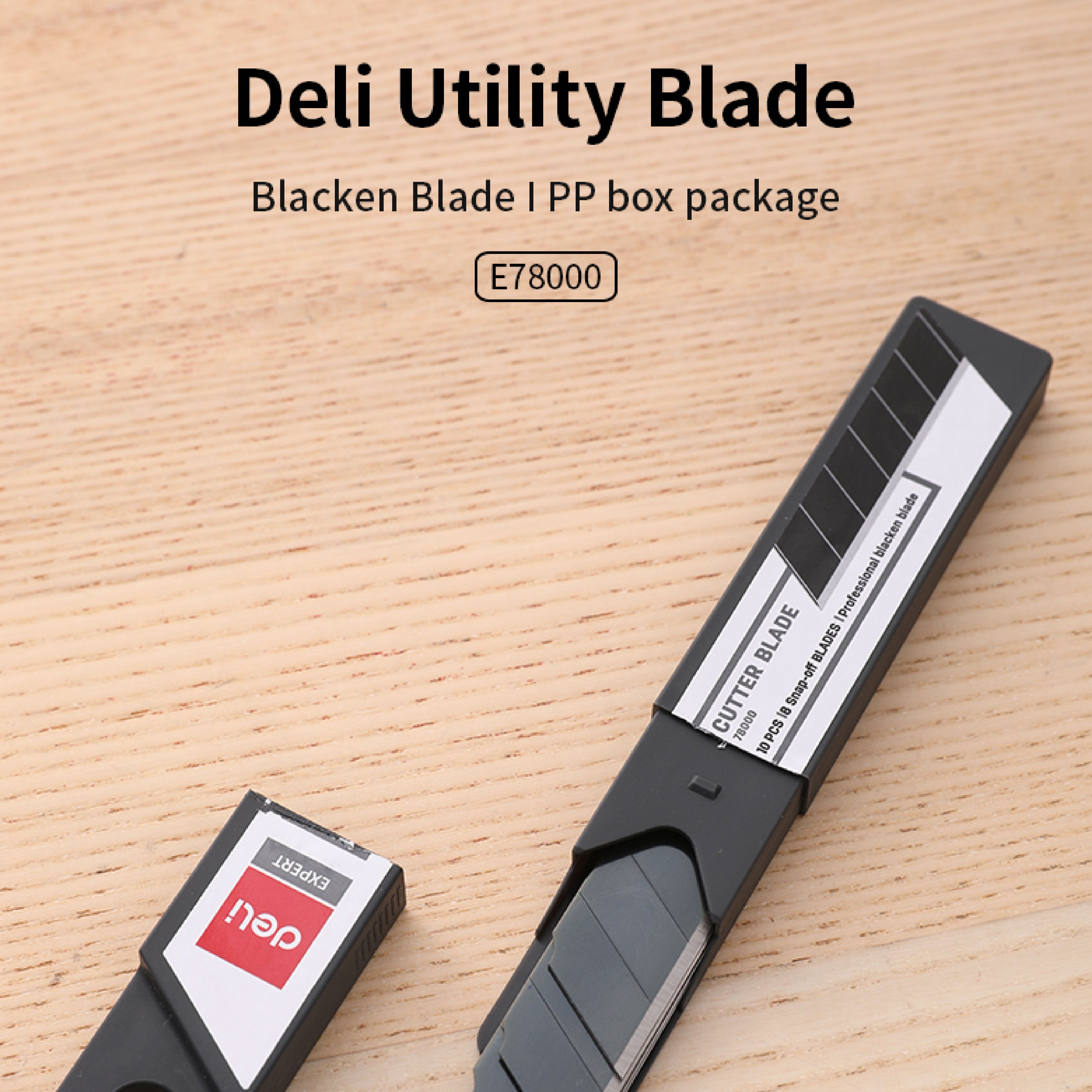 Deli Cutter Blade Refill for Universal Cutter Knife SK5 Alloy Steel (10 ...