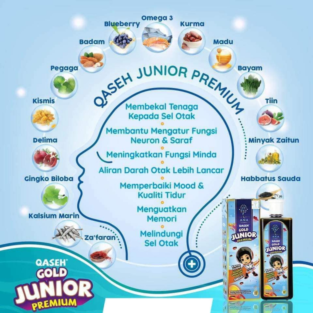 QASEH GOLD JUNIOR ANA EDAR JUS JUNIOR ASLI | OREN | BRAINEE BYTES ...