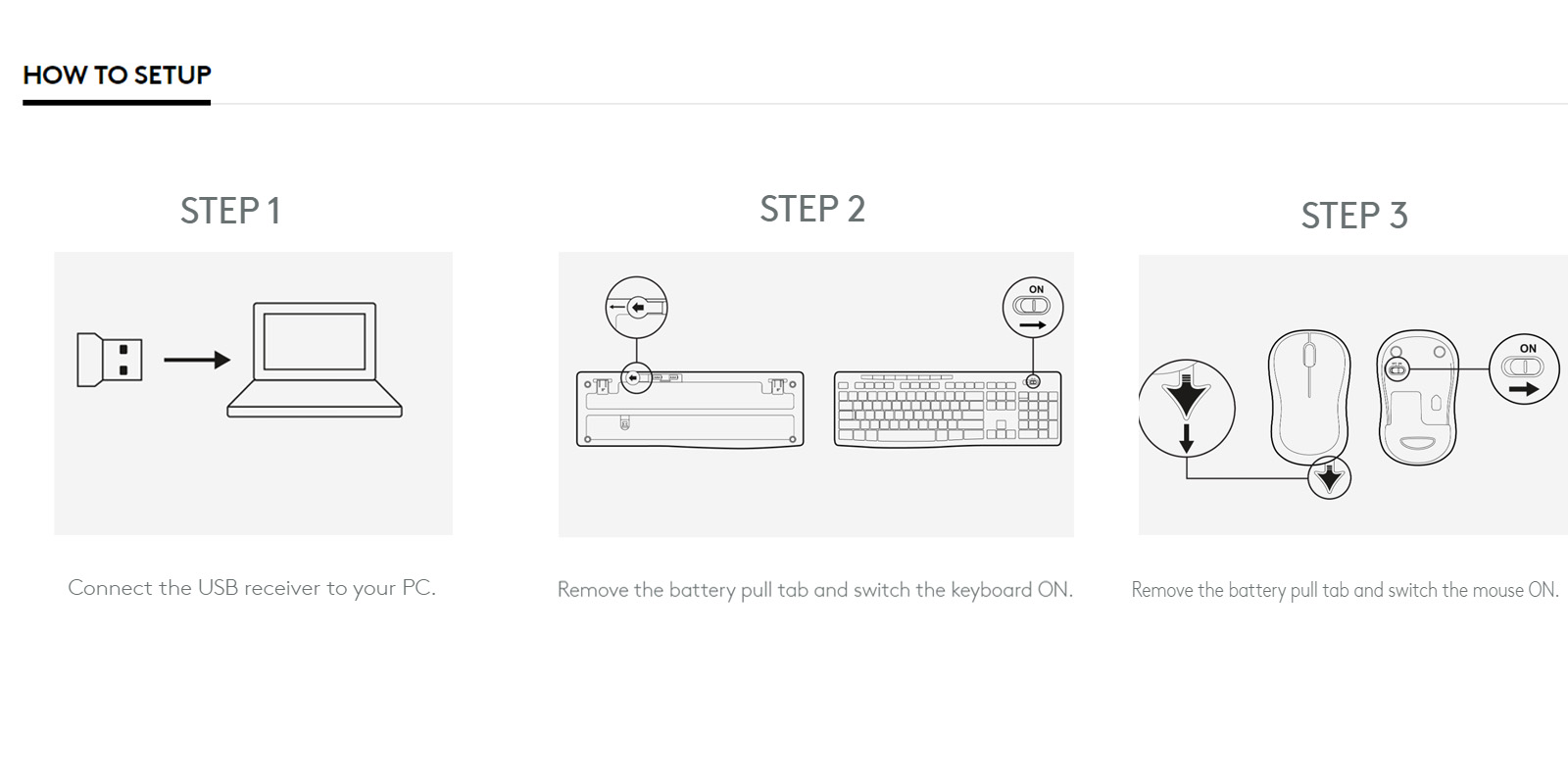 Logitech Mk295 Silent Wireless Keyboard And Mouse Combo Silenttouch Technology Advanced