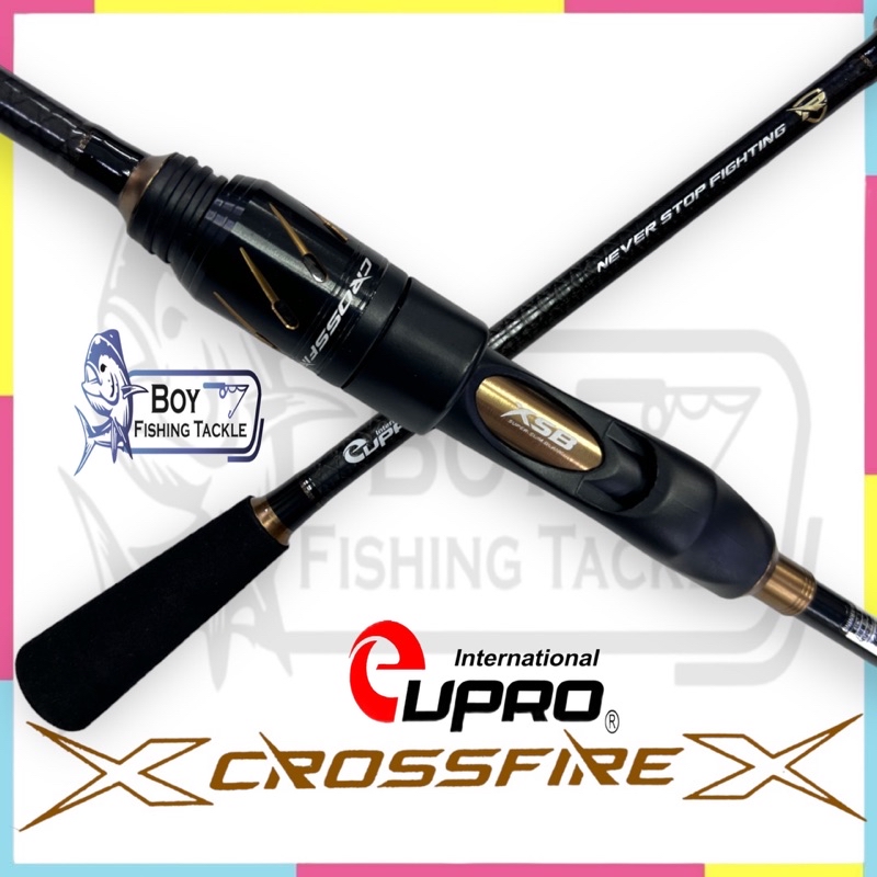 2024 EUPRO CROSSFIRE X SPINNING ROD FISHING ROD BATTLE FORCE | Shopee ...