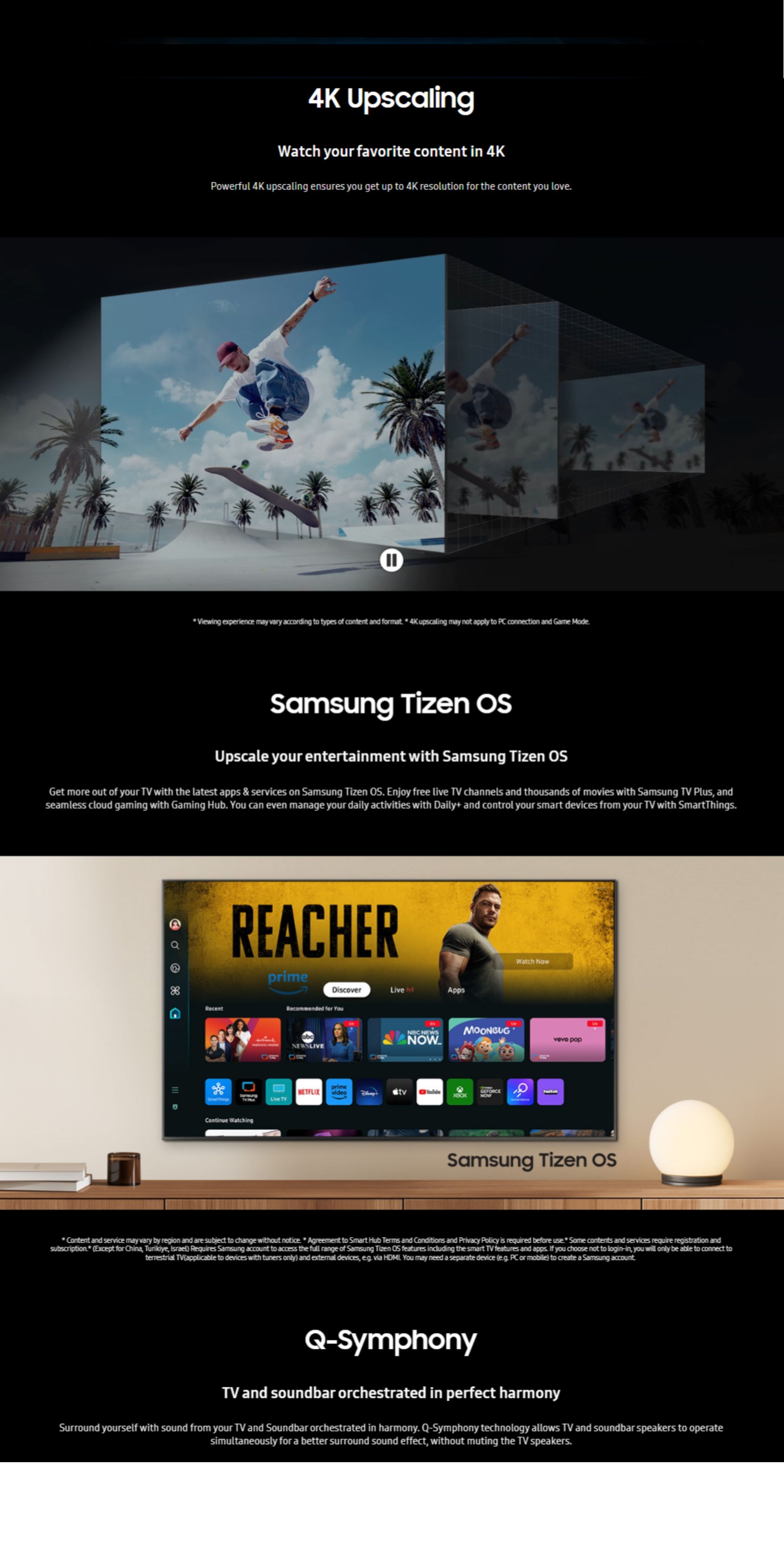 Samsung Crystal UHD DU7000 Smart TV (2024) | PurColor | 4K Upscaling ...