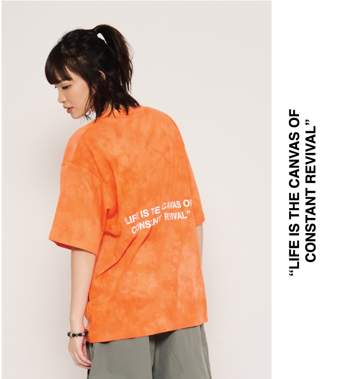Eversince Tre-Two Tie Dye Oversized T-Shirt Unisex | Shopee Malaysia