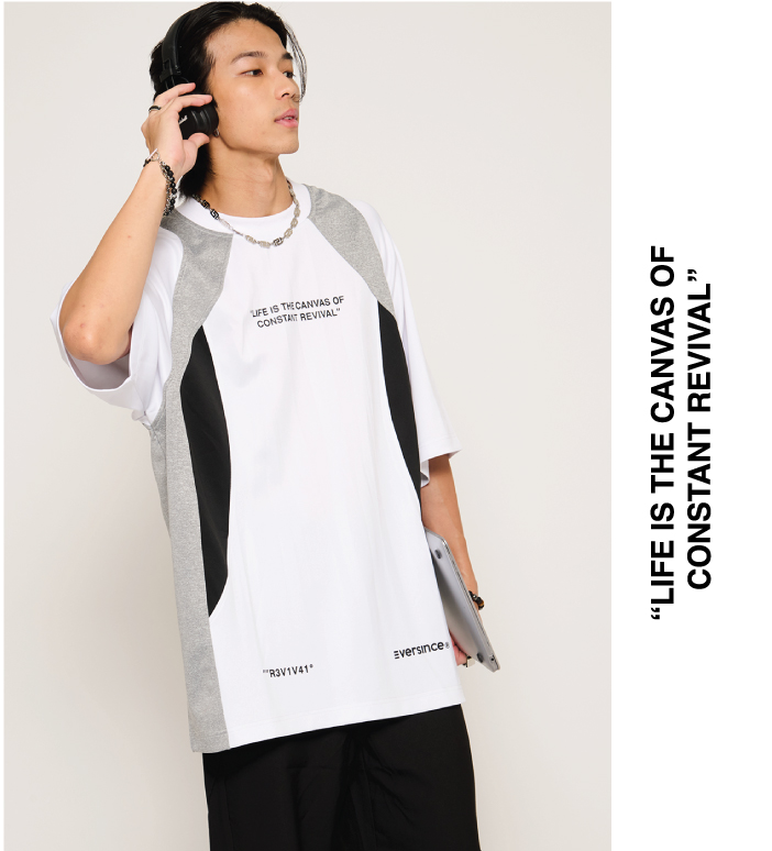 Eversince Eclipse Oversized Jersey Unisex White Grey | Shopee Malaysia