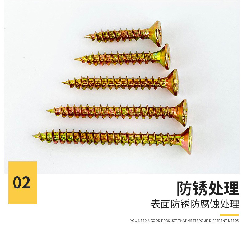 ClassAHW Quality Chipboard Wood Screw Self Tapping Screw Flat Head ...