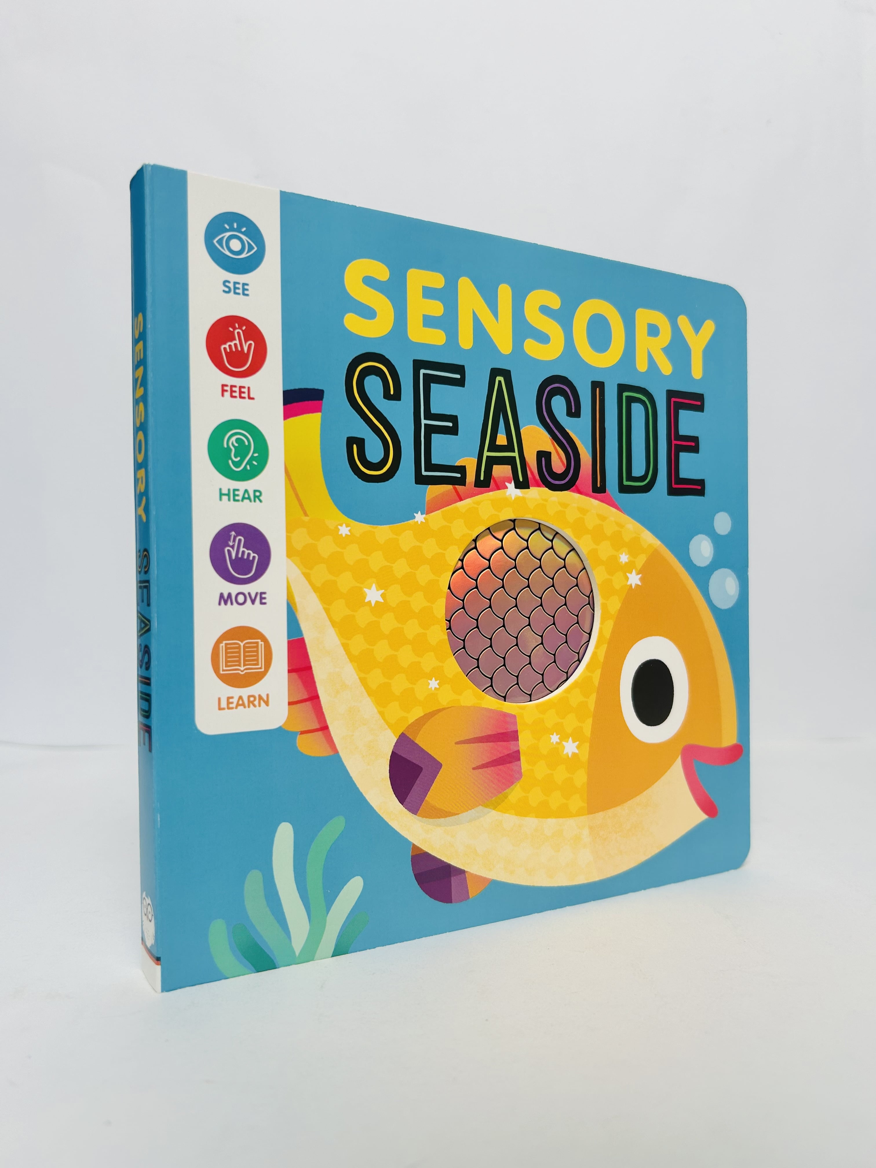 Seaside Sensory Board Book For Toddlers with Mindful Sensory Activity ...