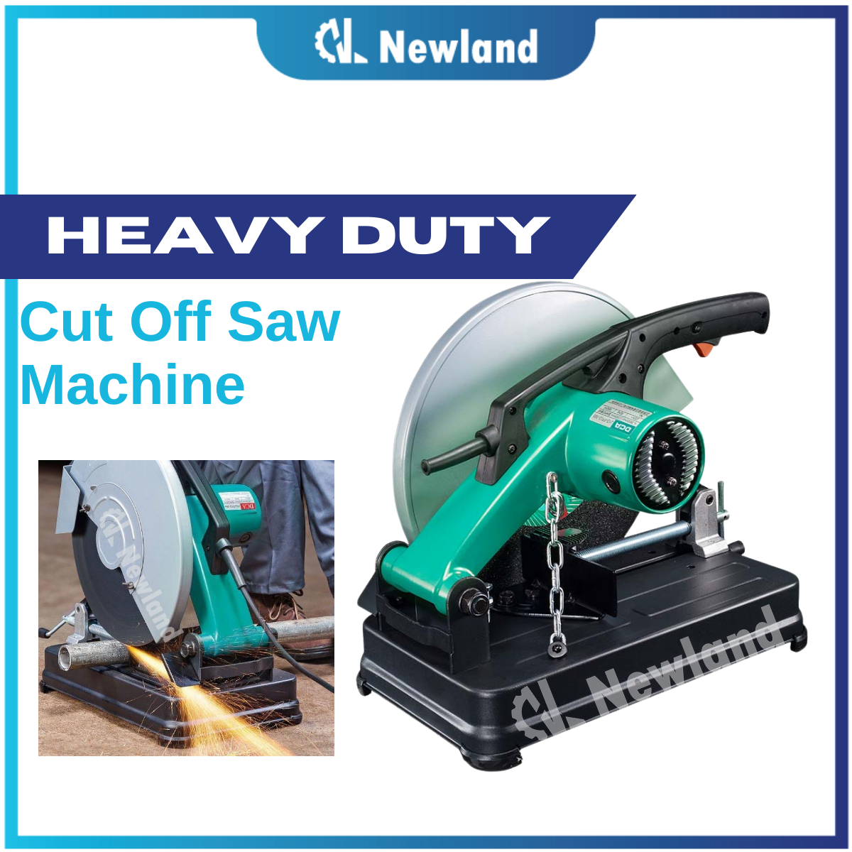 DCA Cut Off Machine (AJG02-355) Chop Saw Machine / Mesin Potong Besi ...
