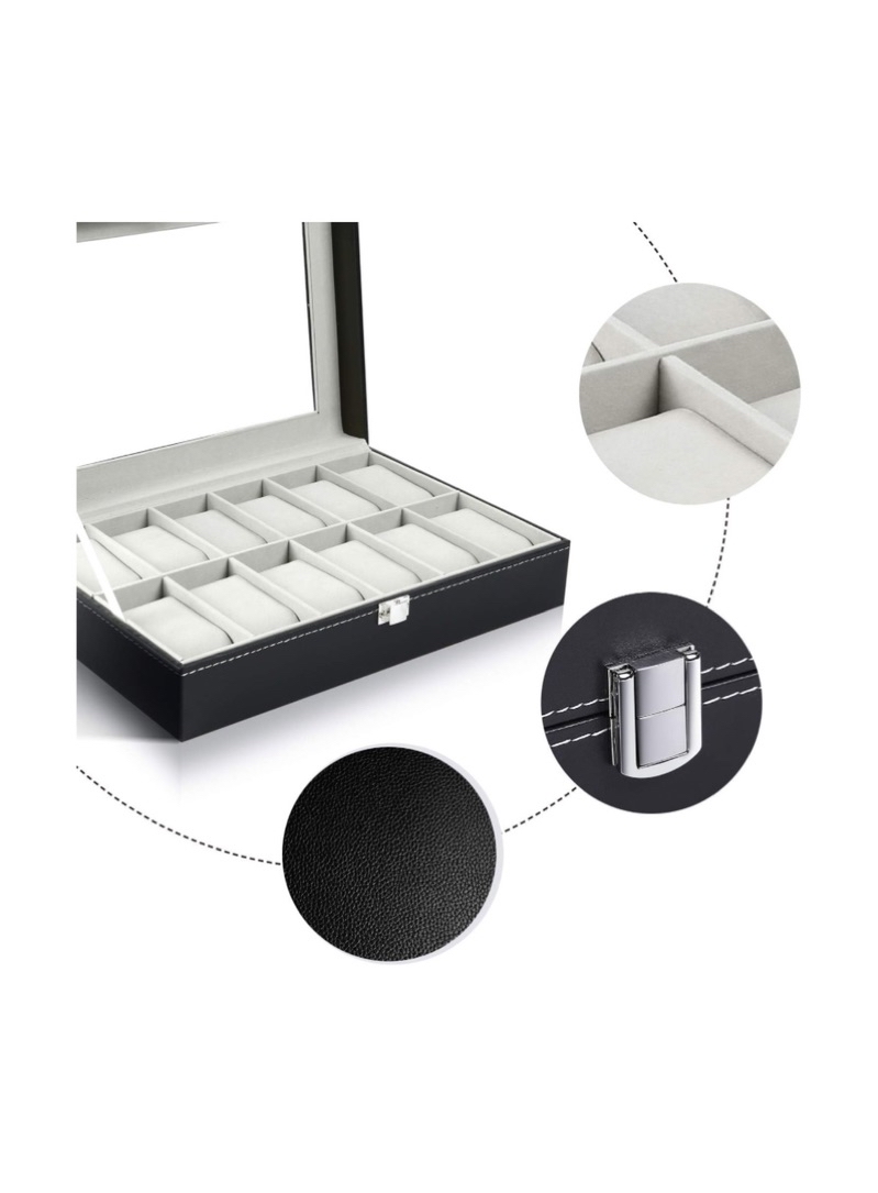 Watch Box display Case Premium Quality 2 Slot 3 Slot 6 Slot 10 Slot 12 ...