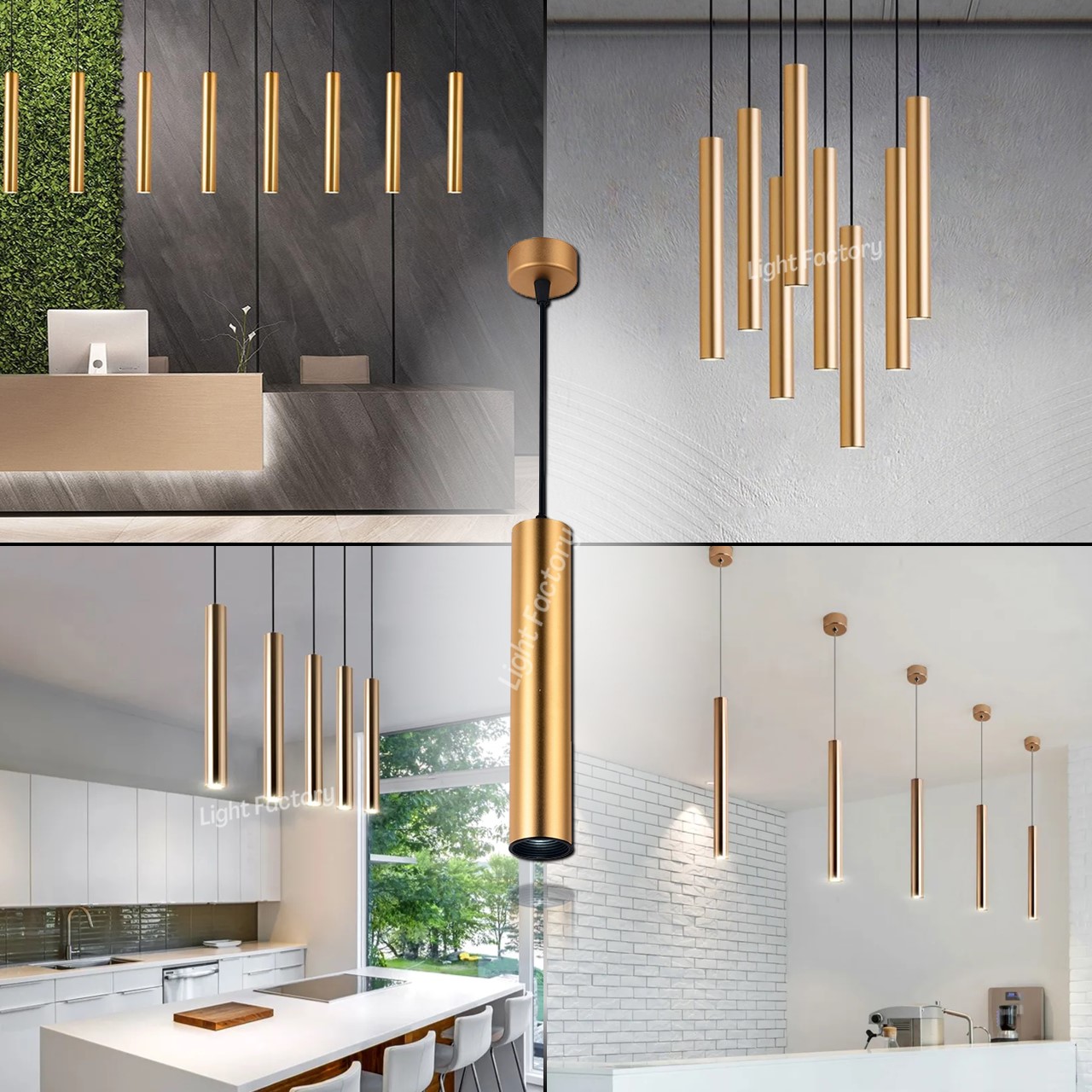 🔥NEW🔥6W / 7W LED Long Tube Pendant Light Dining Hanging Light Decorative Cylinder Pendant Lamp ...