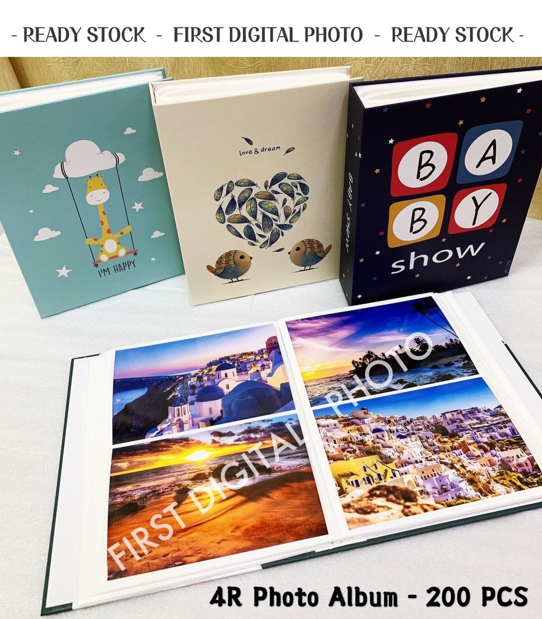 Album Gambar 4R Photo Album 4R 200pcs Pocket 4R Album 200 Keping Ready ...