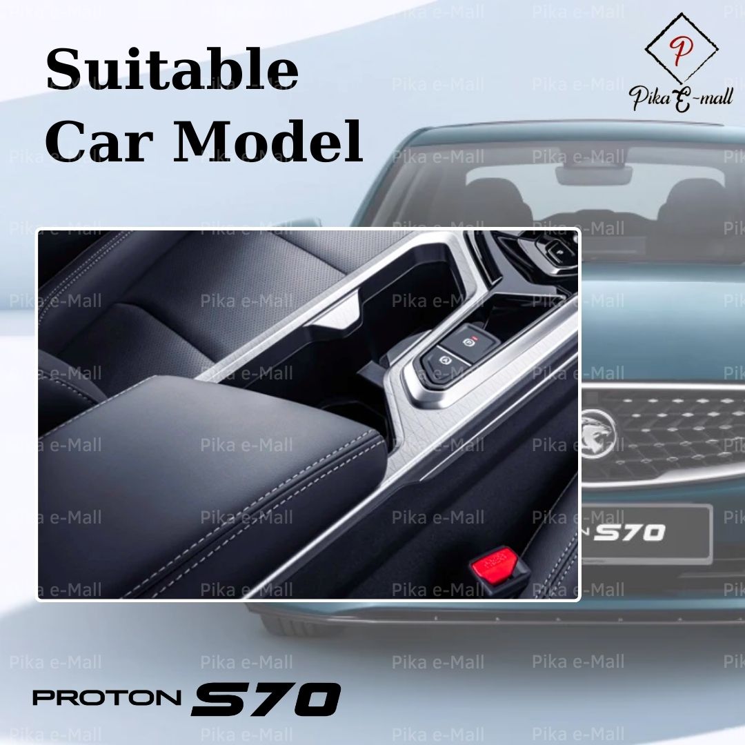 Proton S70 Arm Rest Cover Leather Car Protective Armrest Proton s70 Accessories Aksesori Bodykit ...