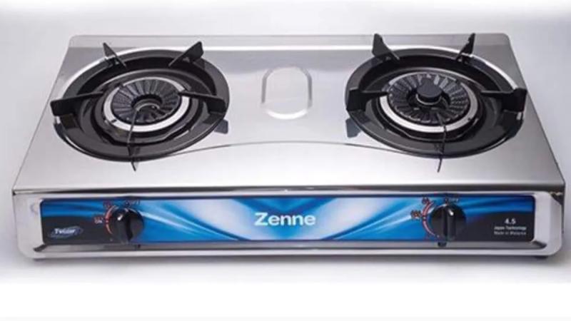 [100m+120mm] Zenne KGS301C Twister Double Burner Gas Cooker Gas Stove ...
