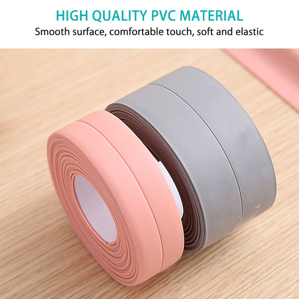 KMH PVC Waterproof Anti Mold Sticker Tape Self Adhesive Sticker Sealing ...