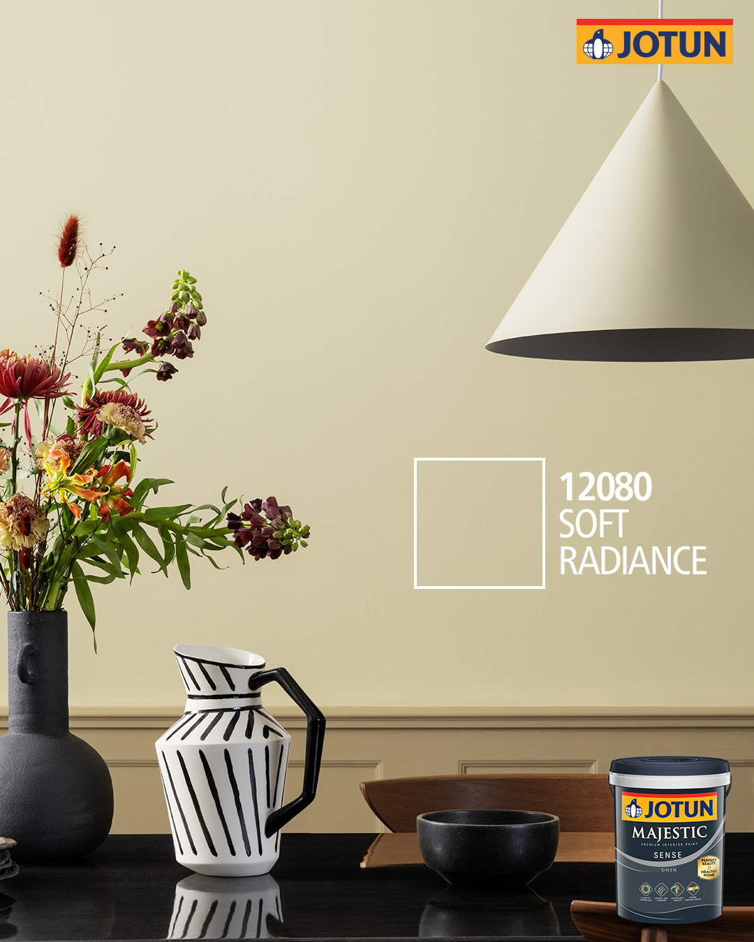 5L Jotun Majestic Sense Interior Paint Sheen Semi Gloss ( cat dalam ...