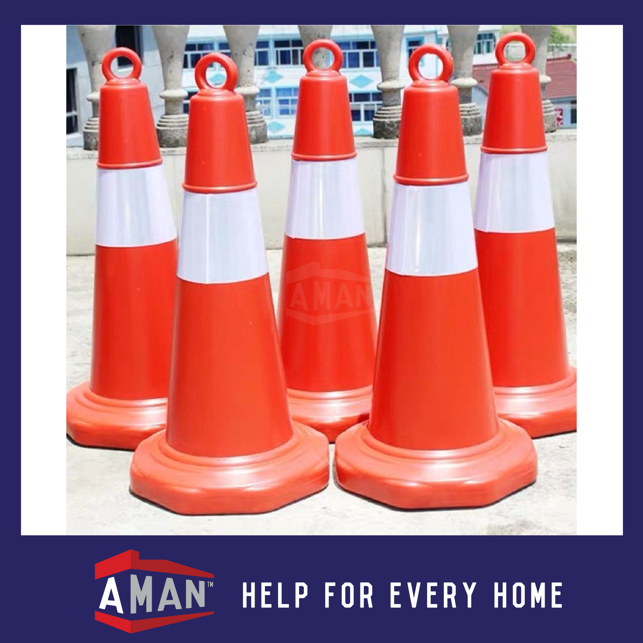PVC Reflective Signal Warning Safety Cone Reflective Line Traffic Cone ...