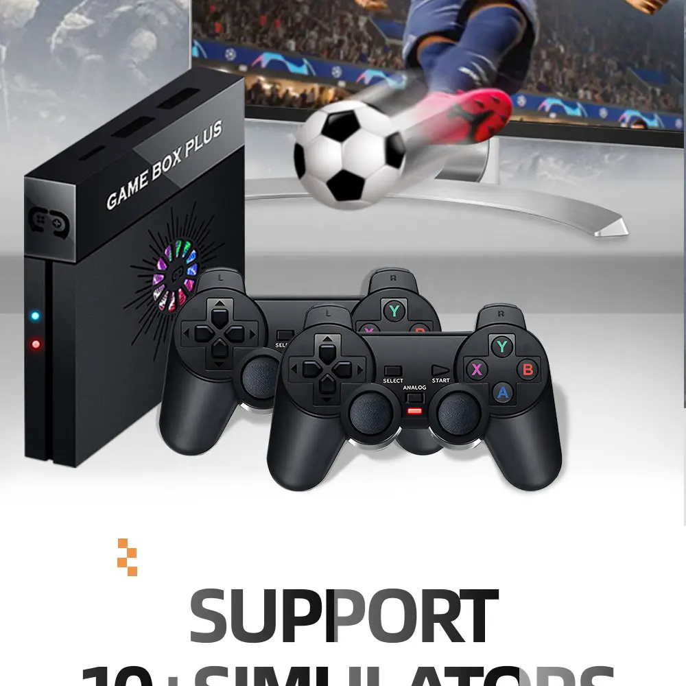 9000 Games Super Game Box 4K HD Output Gaming Consoles 64GB TF Card ...