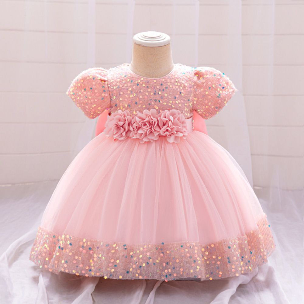 PRINCESS DRESS FOR BABY GIRL KIDS GIRL GAUN BUDAK TUTUDRESS RIBBON ...