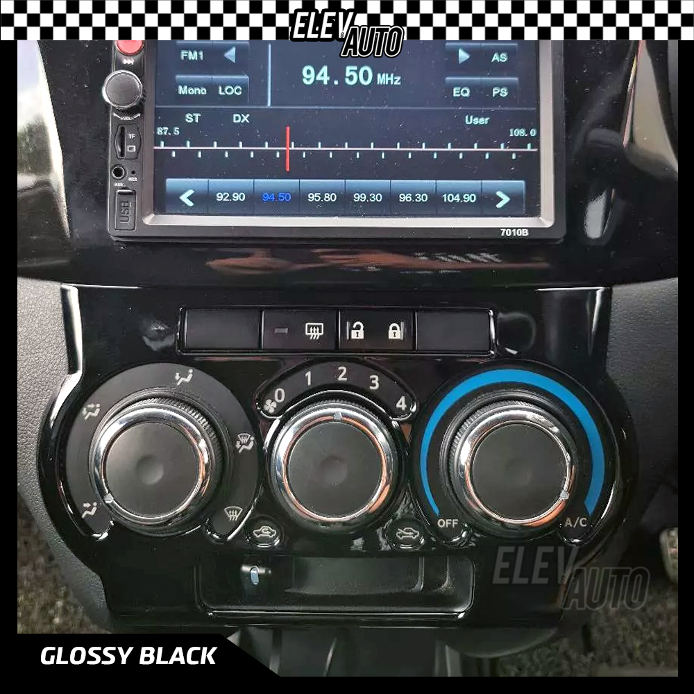 Perodua Bezza Aircond Switch Panel Interior Trim Carbon Fiber Black ...