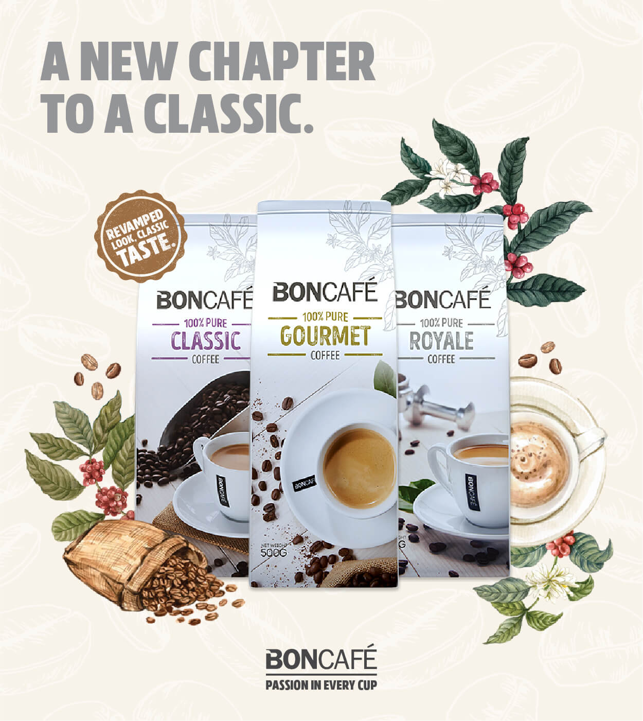 Bon Cafe Roasted Ground Coffee BonCafe Gourmet Coffee Kopi Espresso | Shopee Malaysia