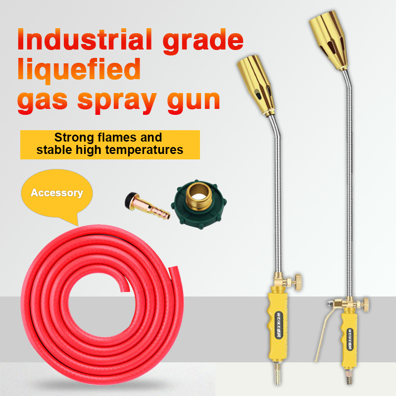 Liquefied Gas Blowtorch Piezo Ignition Sprayer Gas Spray Gun Flame ...