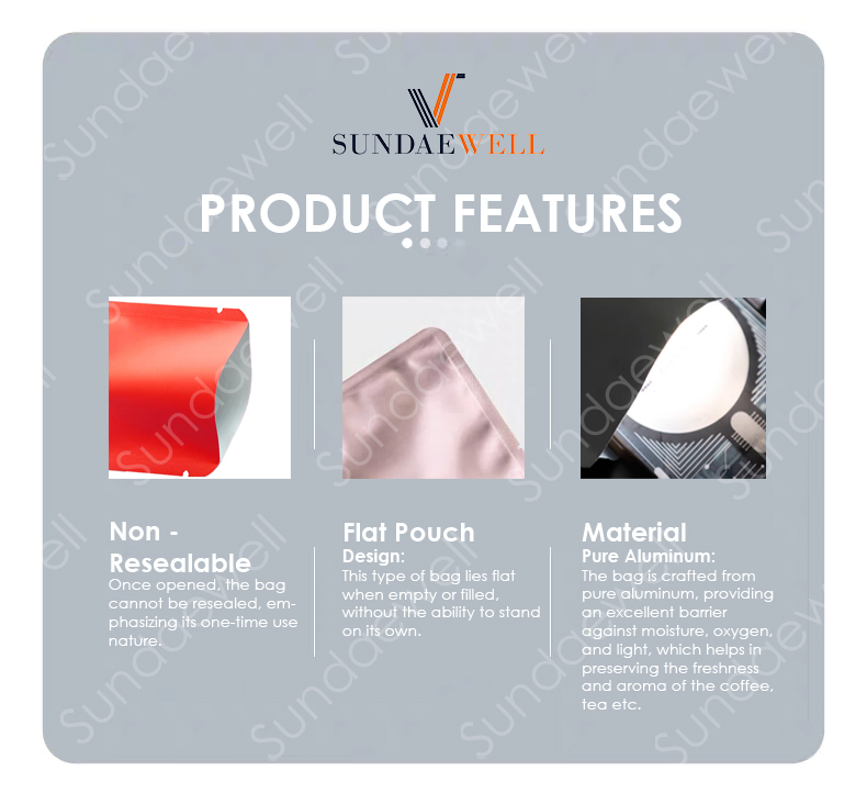 Thick Aluminum Packaging Bag Tea Drip Brew Teh Beg Warna Color Borong ...