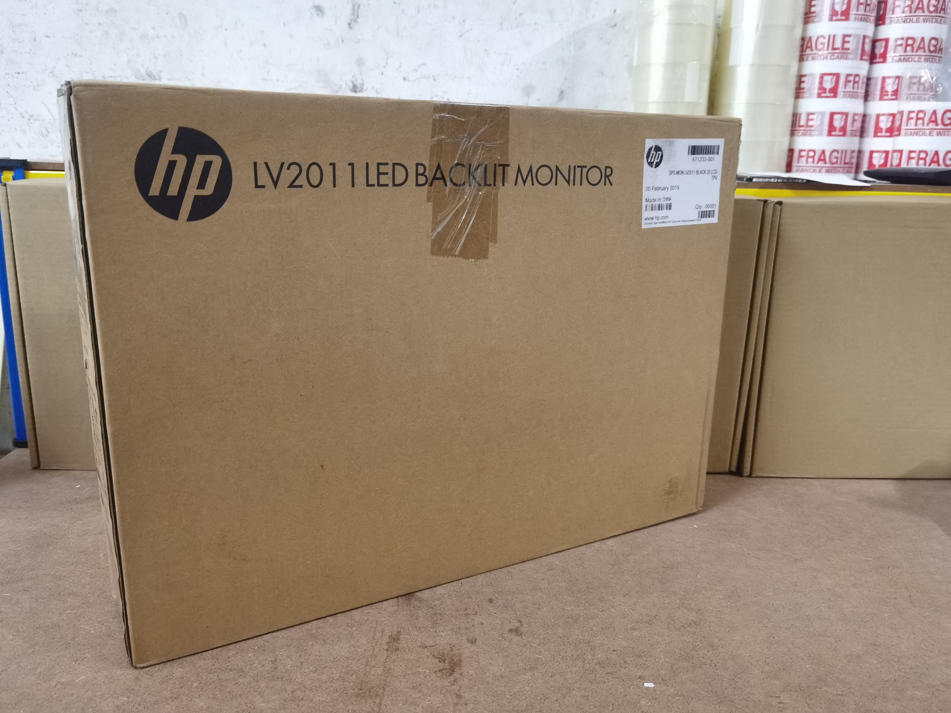Monitor HP LV2011 LED 20-inch Widescreen Resolution 1600 × 900 used ...