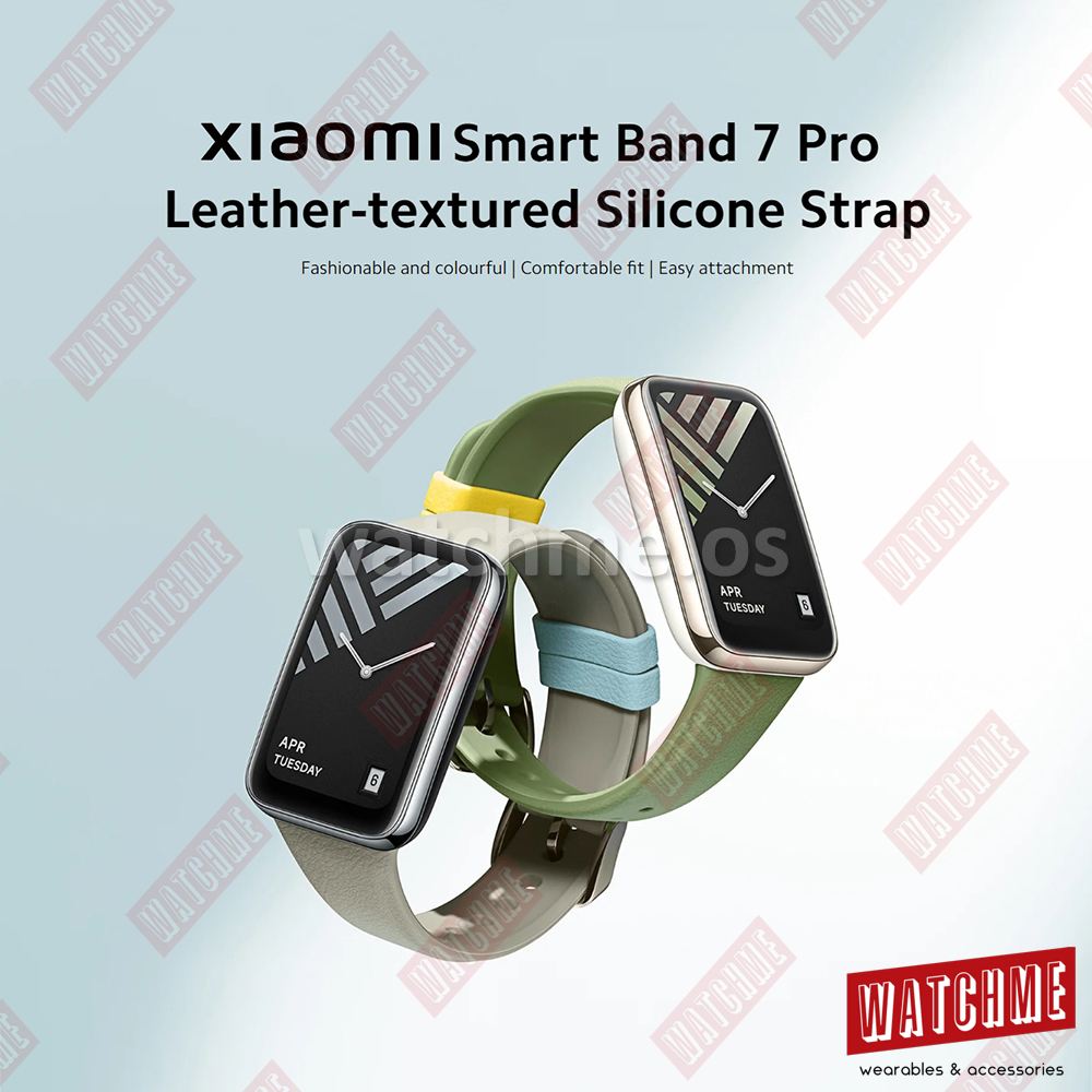 Xiaomi Smart Band 7 Pro (mi band 7 pro) Strap, Leather Textured ...