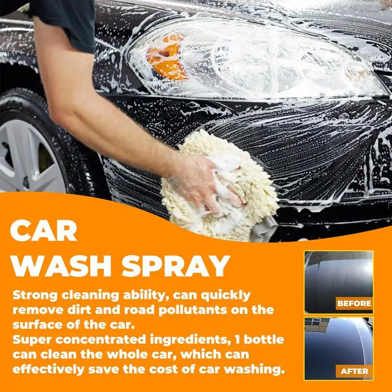 [ Car Wash Shampoo 2 in 1 ] Ultimate Nano Car Wash Foam Nano Snow Wash ...