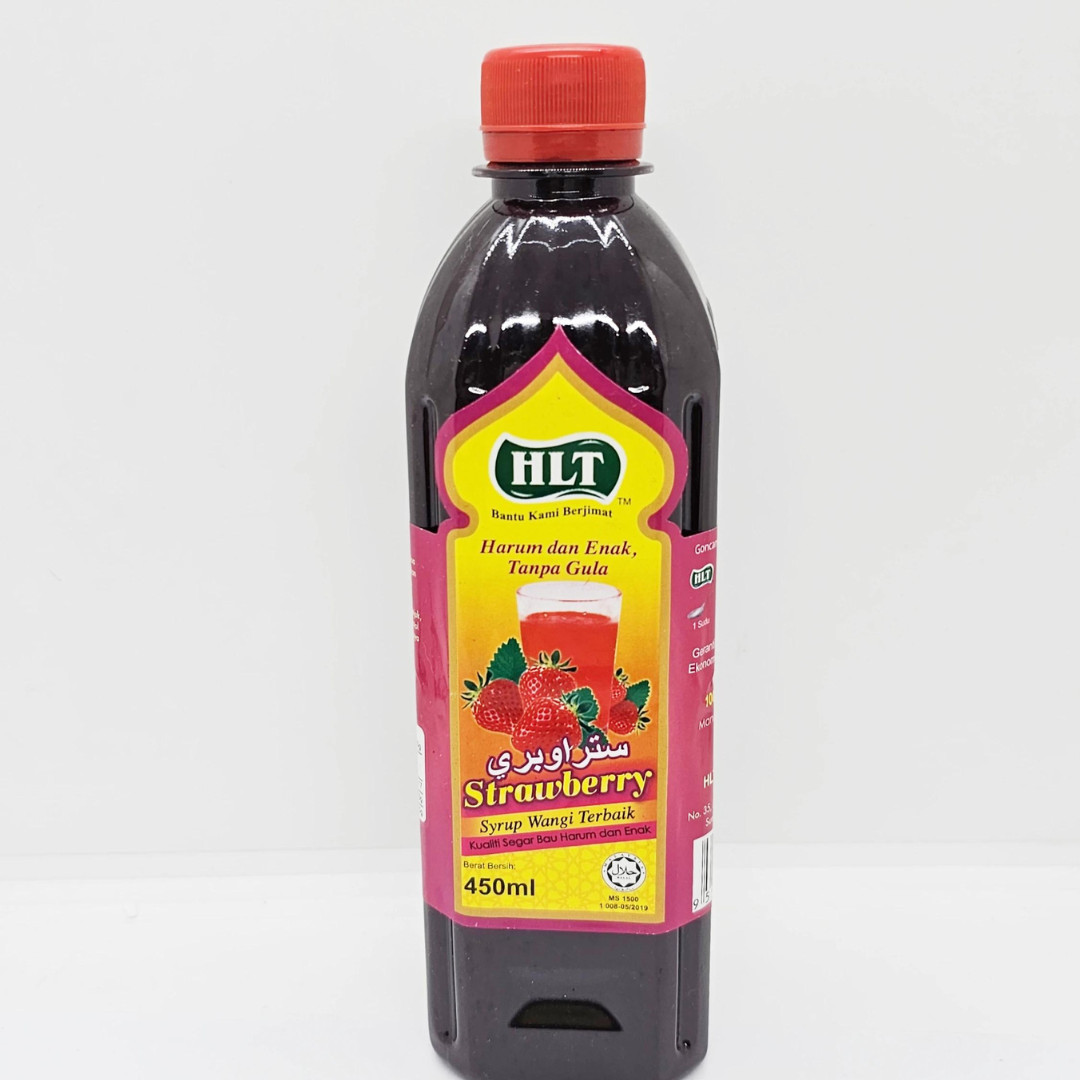 HLT SYRUP WANGI STRAWBERRY / PANDAN / ROSE FLAVOUR (450ML / Halal ...