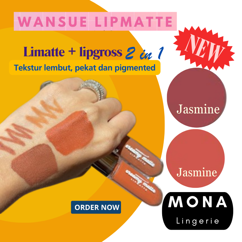 Wansue Beauty Lipmatte Duo Creamy Lipmatte Lipgross Lipmatte Wansue ...