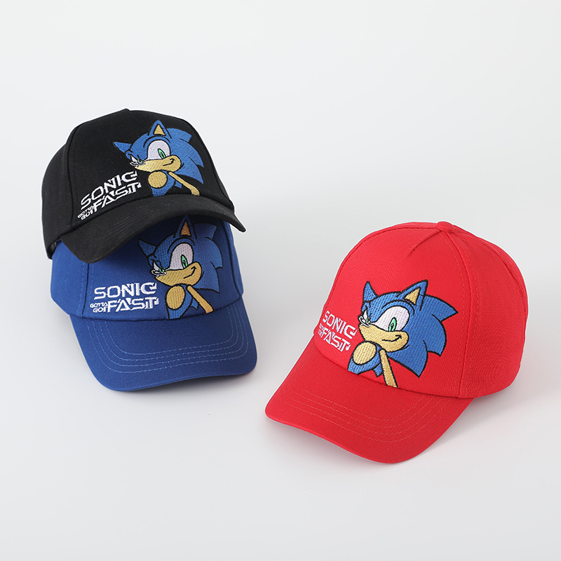 Klang Brand new Sonic Hedgehog 3D Embroidery Supersonic Hats Baseball ...